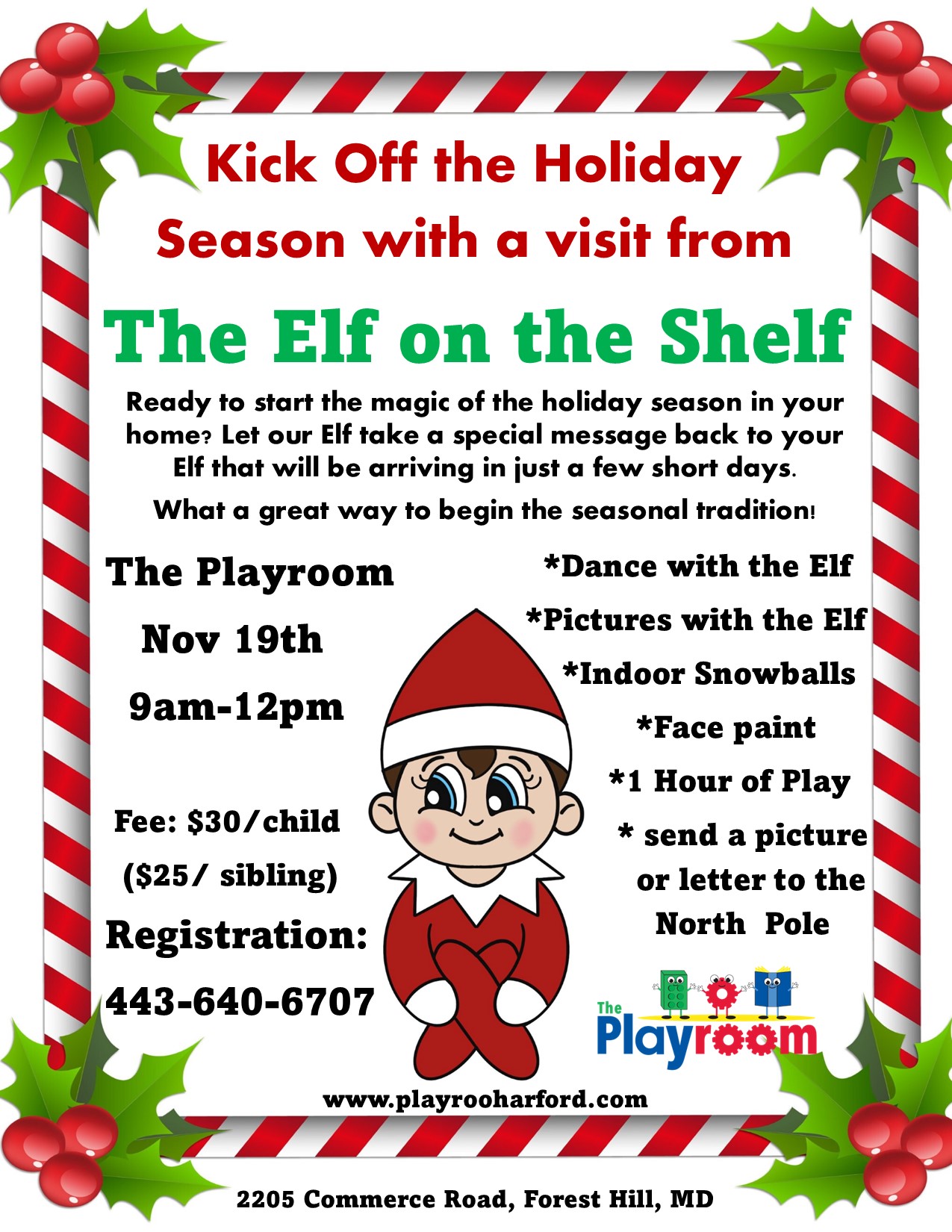 Family Event: Elf on the Shelf - The Playroom